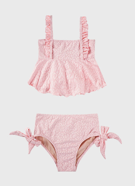 Stepping Stones Frill Bikini Set – Aqua Blu Australia