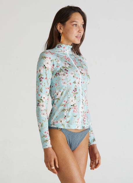 Primrose Hayley Rash Guard – Aqua Blu Australia